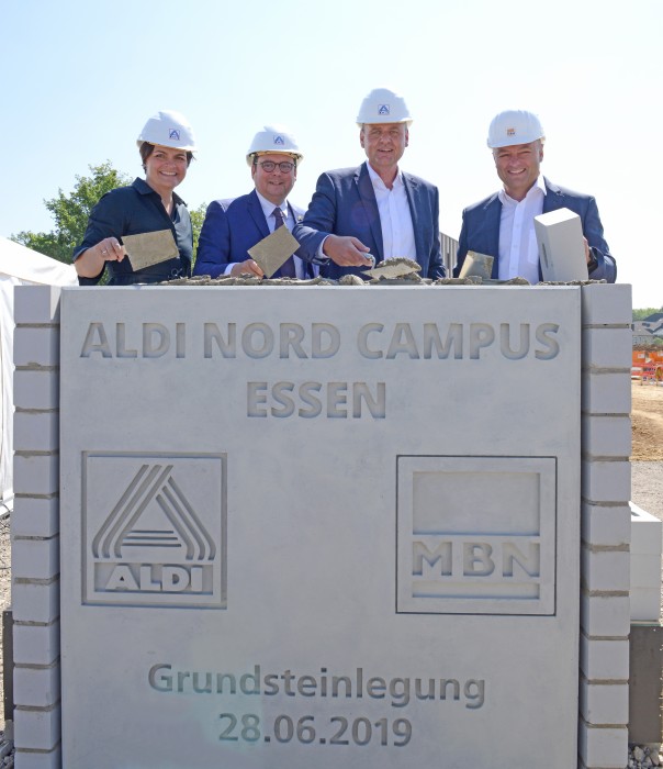 Grundsteinlegung für den ALDI-Nord-Campus - essen.de