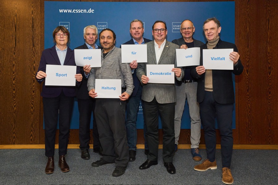 Essener Sport zeigt Haltung für Demokratie und Vielfalt sowie gegen ...