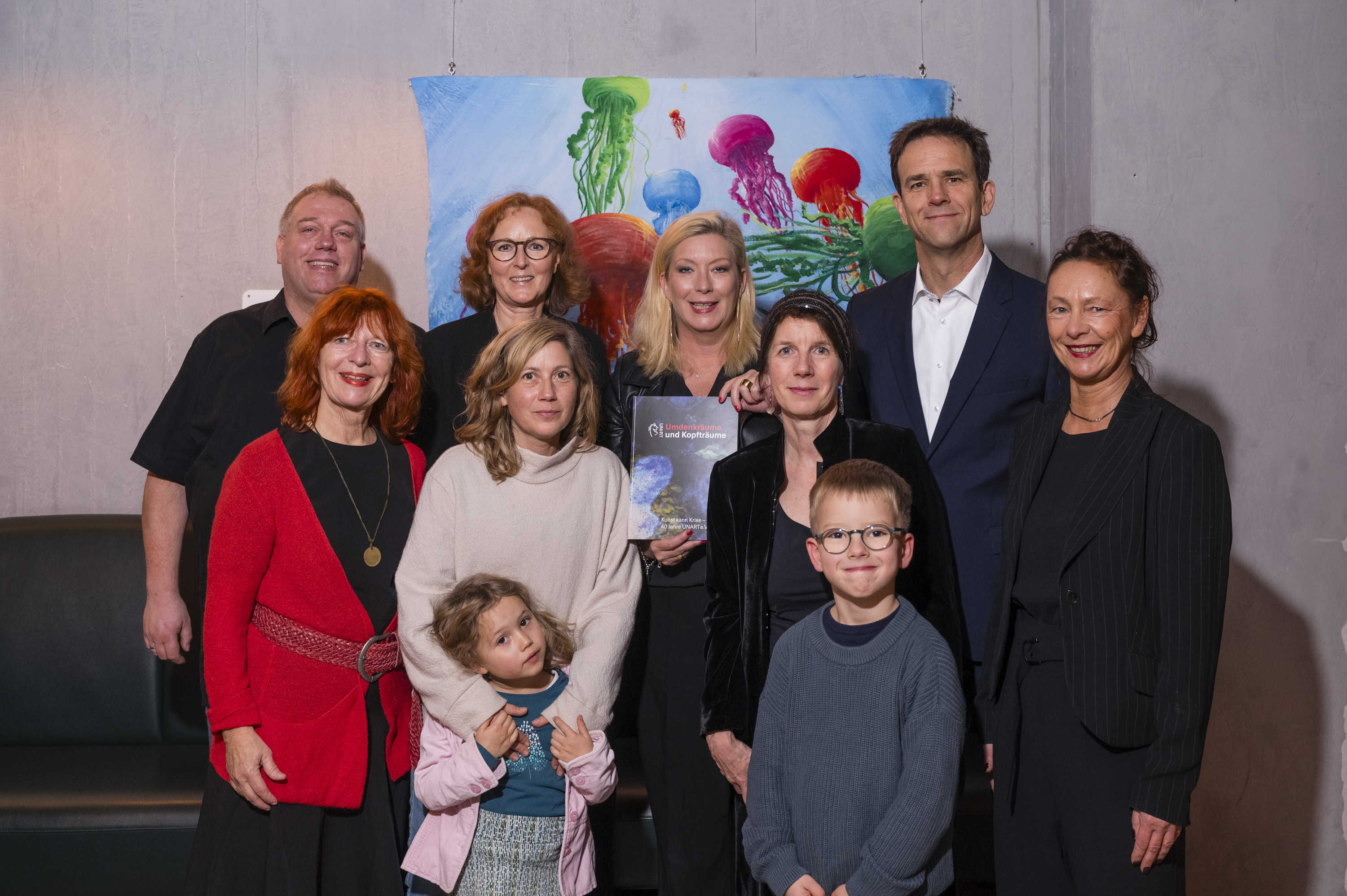 Bürgermeisterin Julia Jacob bei der Jubiläumsausstellung "Umdenkräume ...
